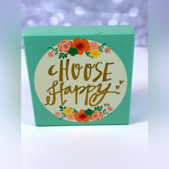 Kirklands | Accents | Kirkland Choose Happy Wood Sign | Poshmark